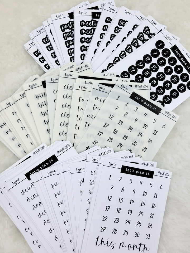 Planner stickers for all your planning needs! – LetsPlanIt